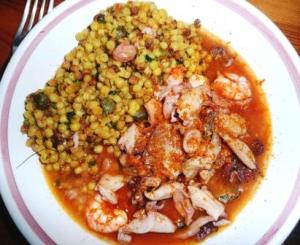 fregola sarda, seafood, bottarga | Gastroplod
